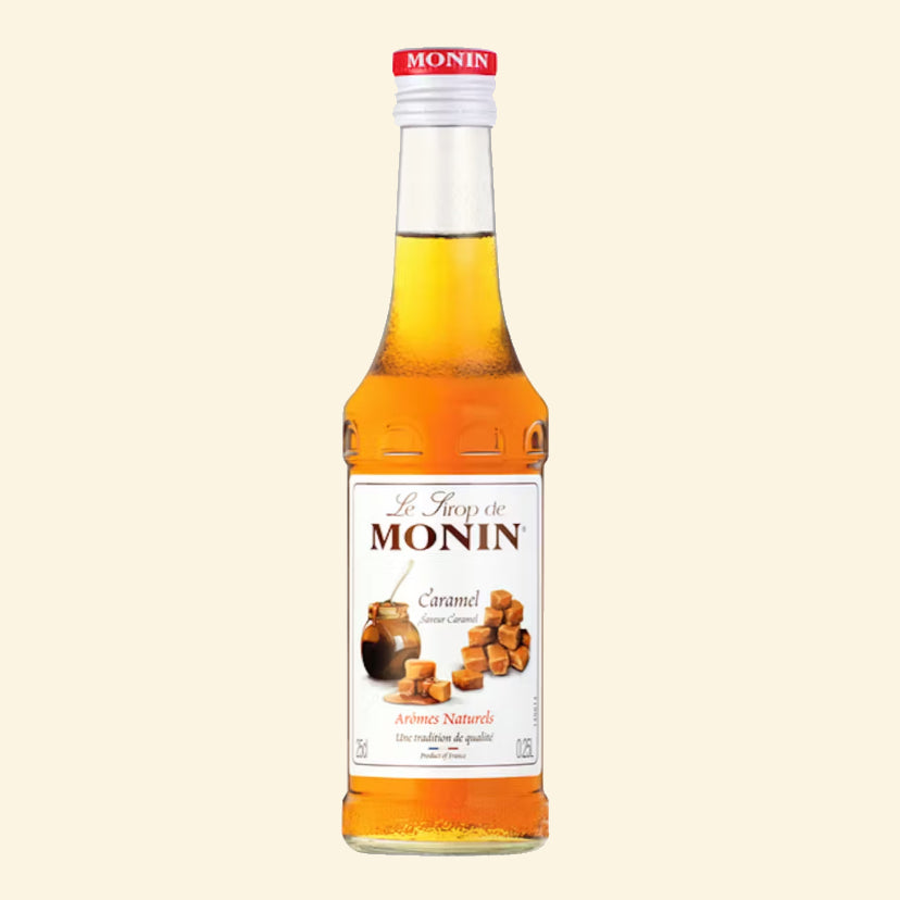 Monin caramel syrup, 25cl | Lehmus Roastery
